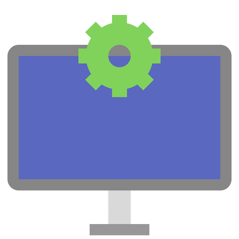 Display settings icon. Free download transparent .PNG | Creazilla