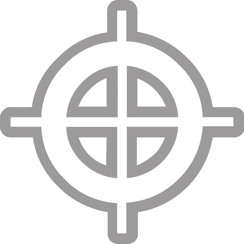 Aim 01 grey icon. Free download transparent .PNG | Creazilla