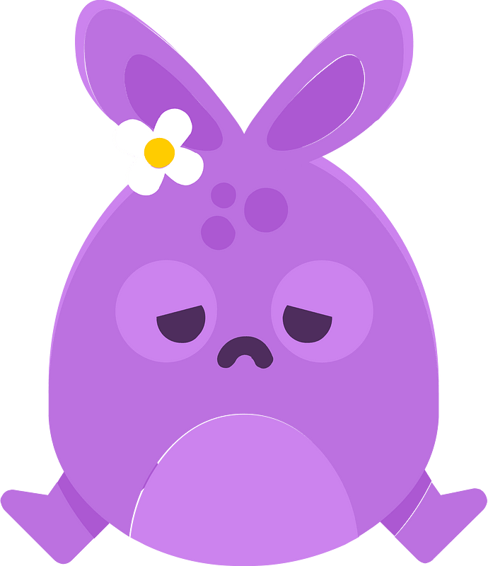 Purple rabbit icon. Free download transparent .PNG | Creazilla