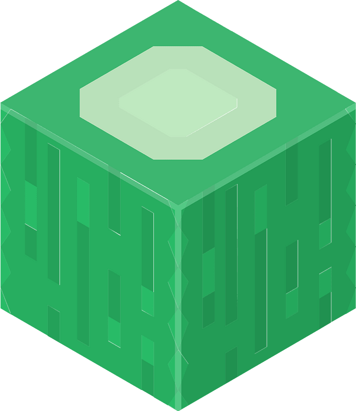 Green isometric cube - Free vector icons on creazilla.com