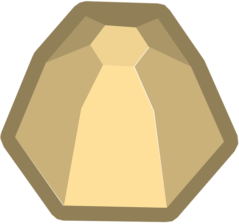 Isometric beige rock icon. Free download transparent .PNG | Creazilla