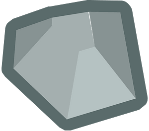 Isometric grey rock icon. Free download transparent .PNG | Creazilla