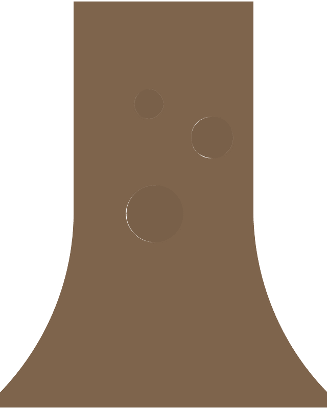 Brown tree trunk icon. Free download transparent .PNG | Creazilla