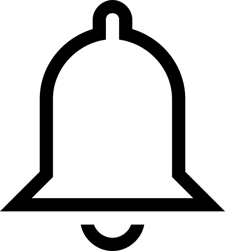 Bell icon. Free download transparent .PNG | Creazilla