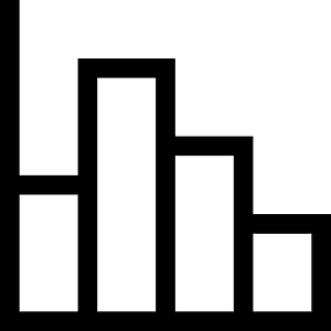 Chart--histogram icon. Free download transparent .PNG | Creazilla