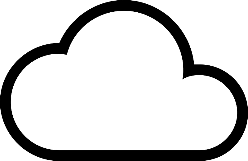Cloud icon. Free download transparent .PNG | Creazilla