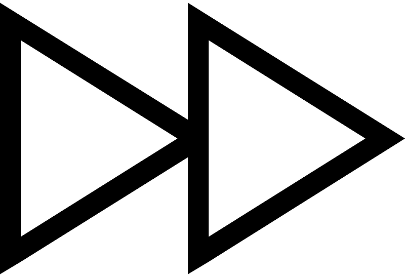 Fast-forward icon. Free download transparent .PNG | Creazilla