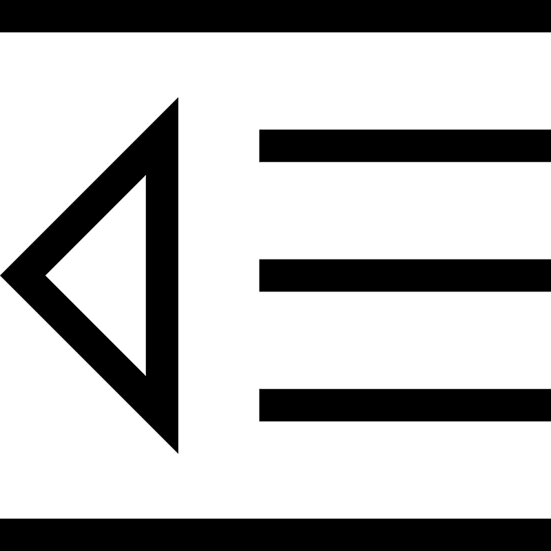 Format-indent-decrease icon. Free download transparent .PNG | Creazilla Format-indent-decrease icon. Free download transparent .PNG | Creazilla