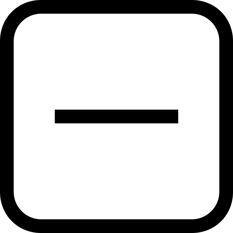 Minus-box - Free vector icons on creazilla.com