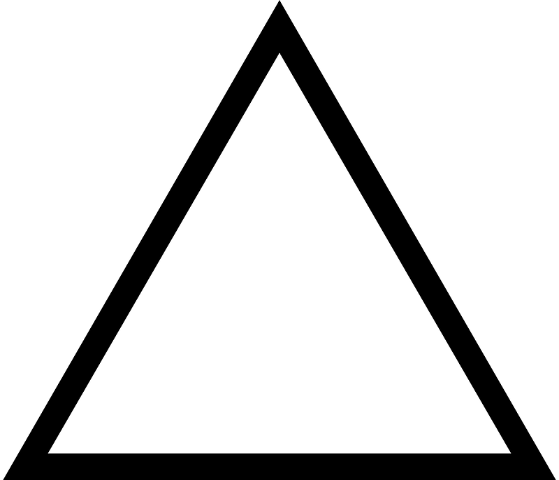 Shape-triangle icon. Free download transparent .PNG | Creazilla