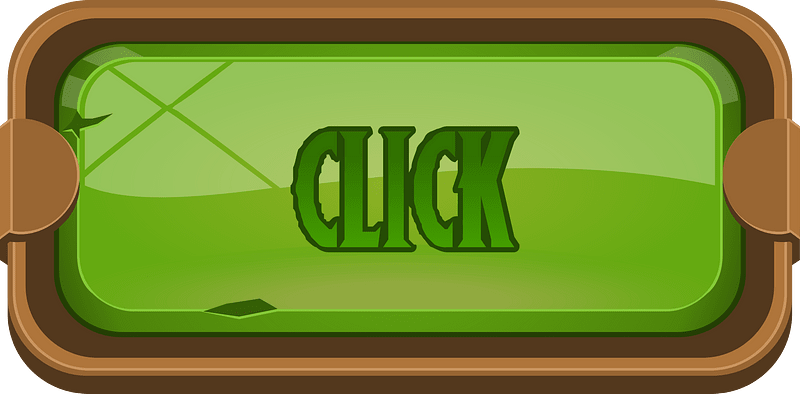 Flat dark green click button icon. Free download transparent .PNG ... Flat dark green click button icon. Free download transparent .PNG ...