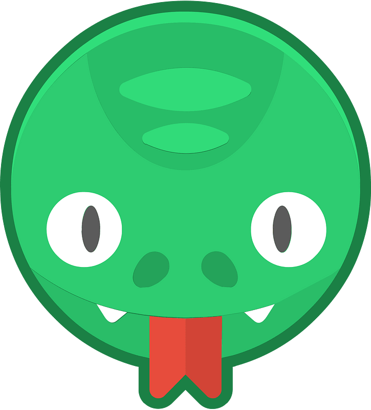 Round animal outlined face 4-01 snake icon. Free download transparent ...