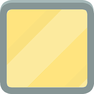 Yellow block icon. Free download transparent .PNG | Creazilla
