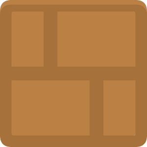 Brown block 13 brick - Free vector icons on creazilla.com