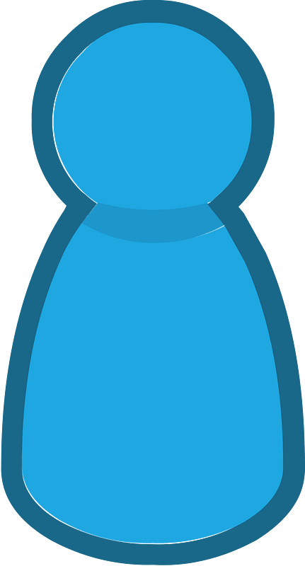 Blue piece 32 player icon. Free download transparent .PNG | Creazilla