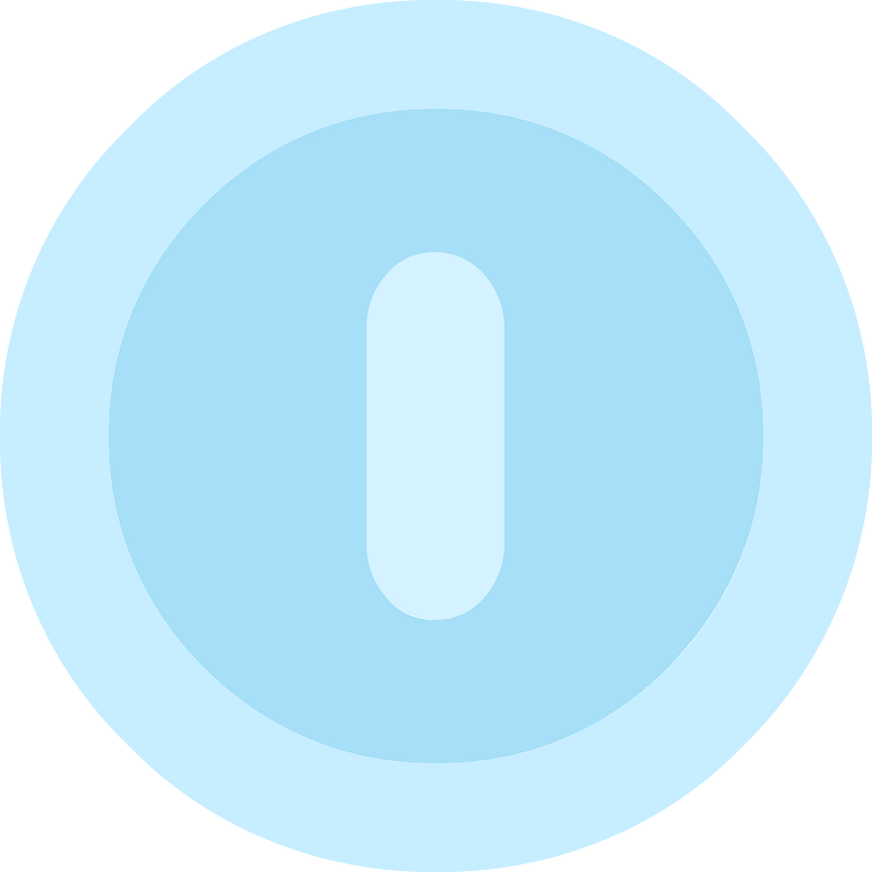 Blue coin icon. Free download transparent .PNG | Creazilla