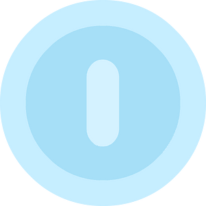 Blue coin icon. Free download transparent .PNG | Creazilla