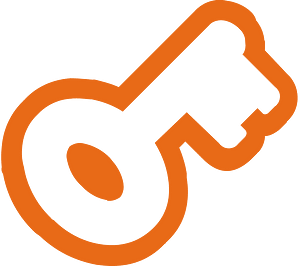 Red key icon. Free download transparent .PNG | Creazilla