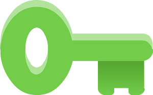 Green key icon. Free download transparent .PNG | Creazilla