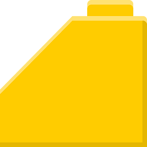 Yellow lego block icon. Free download transparent .PNG | Creazilla