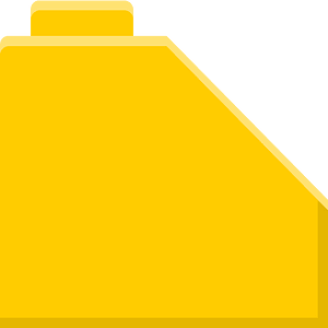 Yellow lego block icon. Free download transparent .PNG | Creazilla