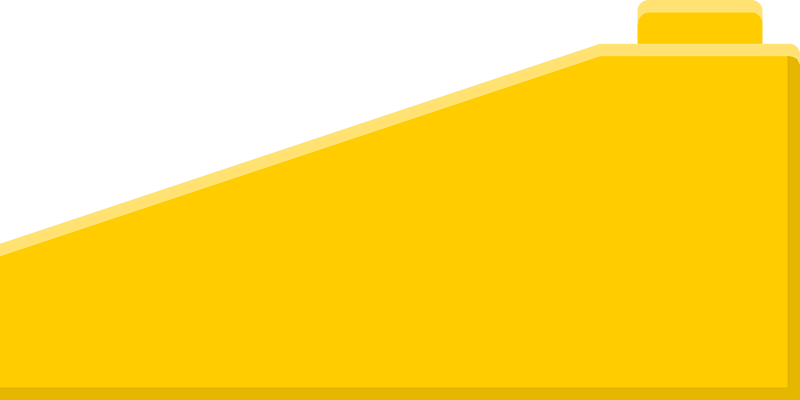 Yellow lego block icon. Free download transparent .PNG | Creazilla