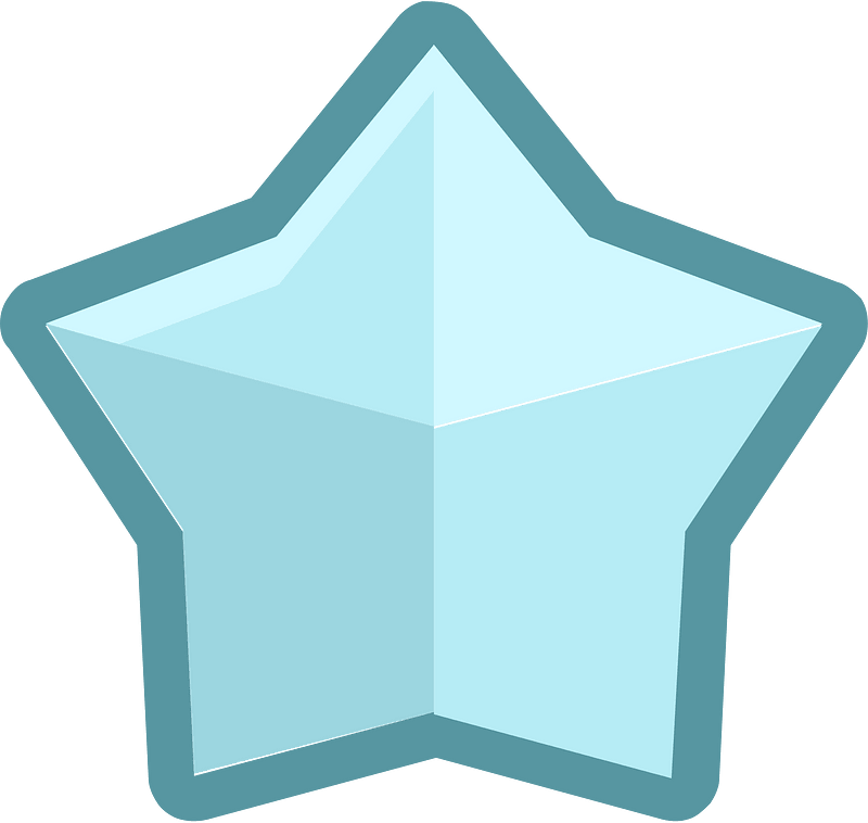 Blue star icon. Free download transparent .PNG | Creazilla