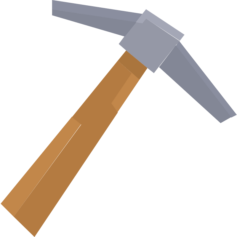 Pickaxe 02 grey icon. Free download transparent .PNG | Creazilla