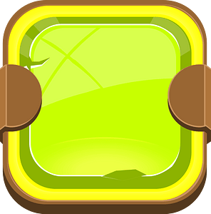 Rounded light green blank button icon. Free download transparent .PNG ...