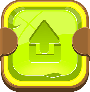 Green upload icon. Free download transparent .PNG | Creazilla