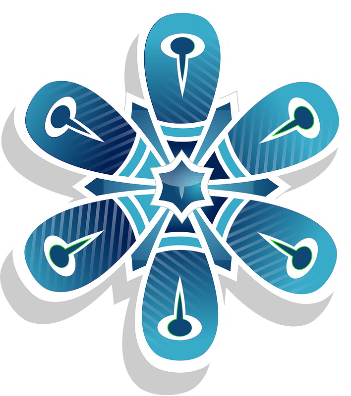 Flower abstract icon. Free download transparent .PNG | Creazilla