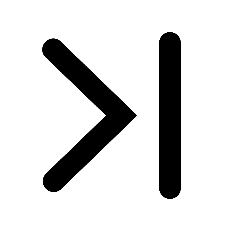 Step-forward-2-line icon. Free download transparent .PNG | Creazilla