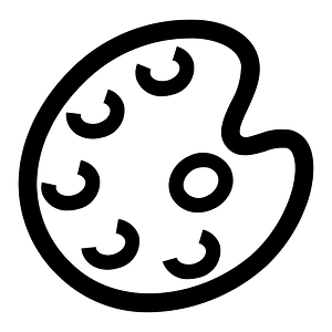 Color-palette-line icon. Free download transparent .PNG | Creazilla