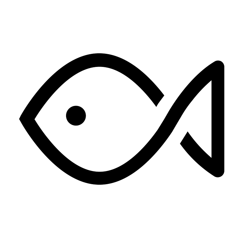Fish-line icon. Free download transparent .PNG | Creazilla