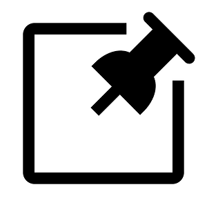 Pinboard icon. Free download transparent .PNG | Creazilla