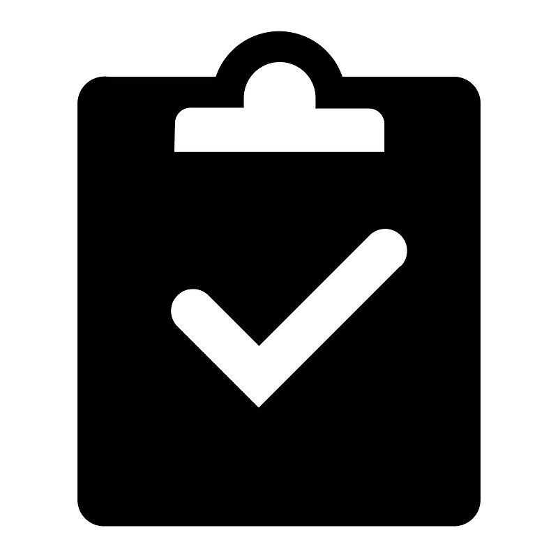 Tasks-solid icon. Free download transparent .PNG | Creazilla