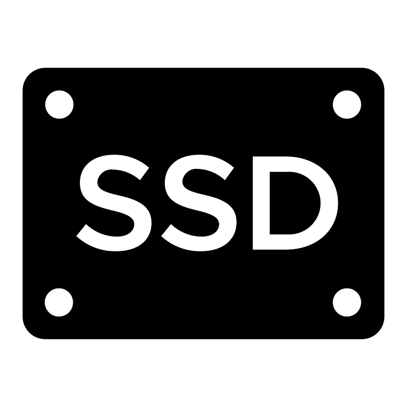 Ssd-solid icon. Free download transparent .PNG | Creazilla