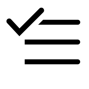 Checkbox-list-line icon. Free download transparent .PNG | Creazilla