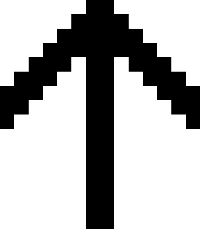 Pixel Arrow icon. Free download transparent .PNG | Creazilla