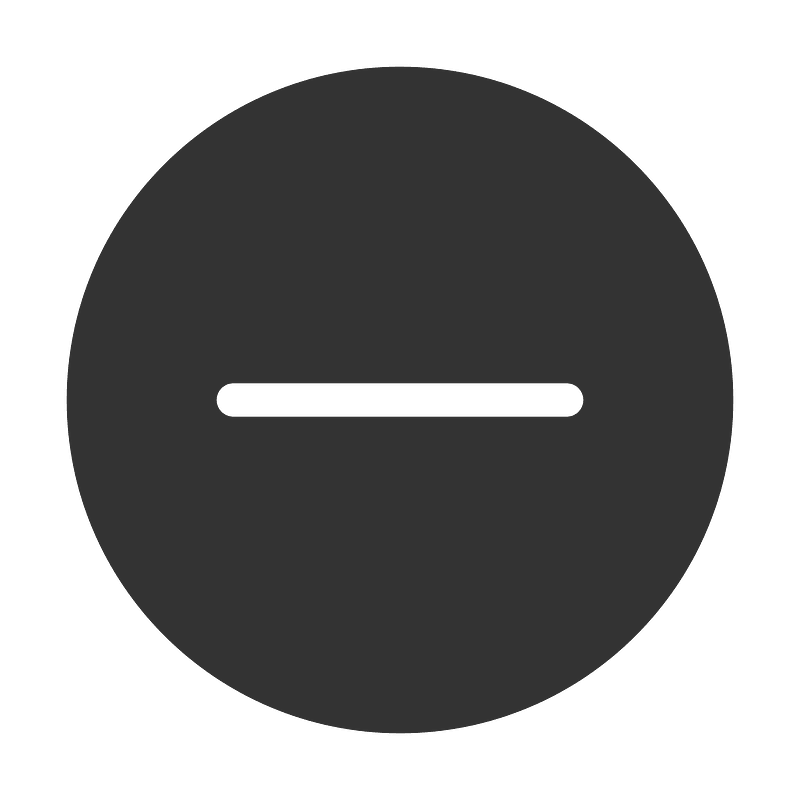 Negative icon. Free download transparent .PNG | Creazilla