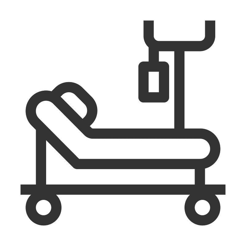 Hospitalized icon. Free download transparent .PNG | Creazilla