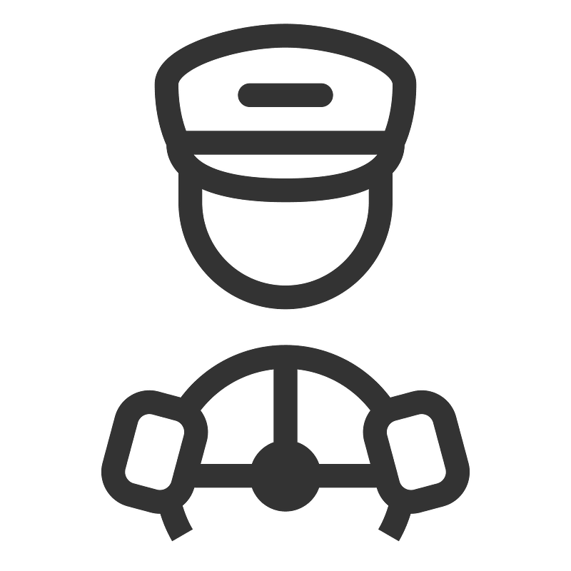 Truck driver icon. Free download transparent .PNG | Creazilla