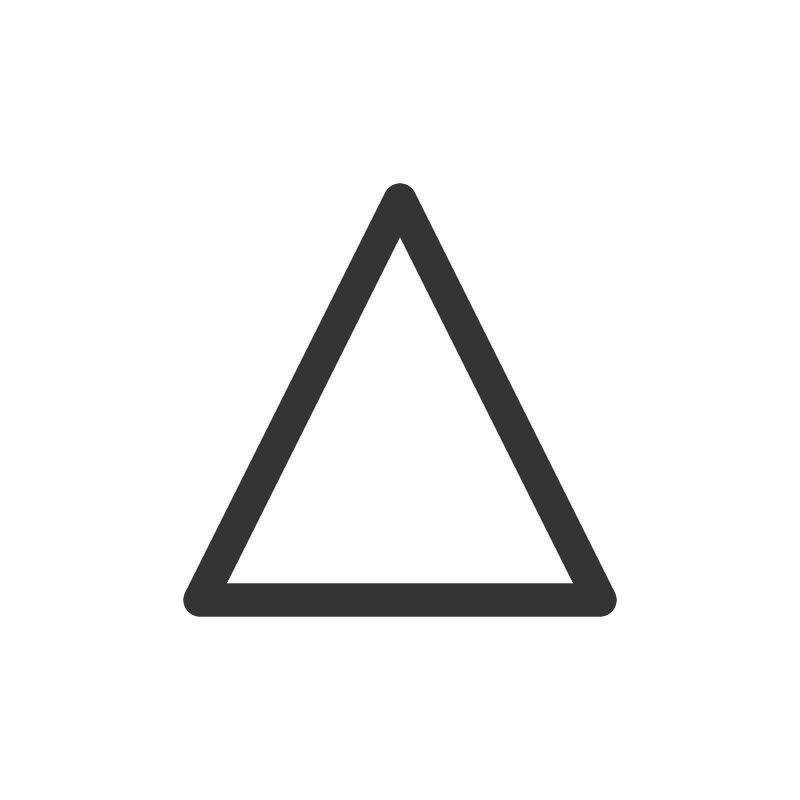 Triangle small - Free vector icons on creazilla.com