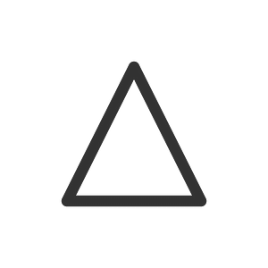 Triangle large icon. Free download transparent .PNG | Creazilla