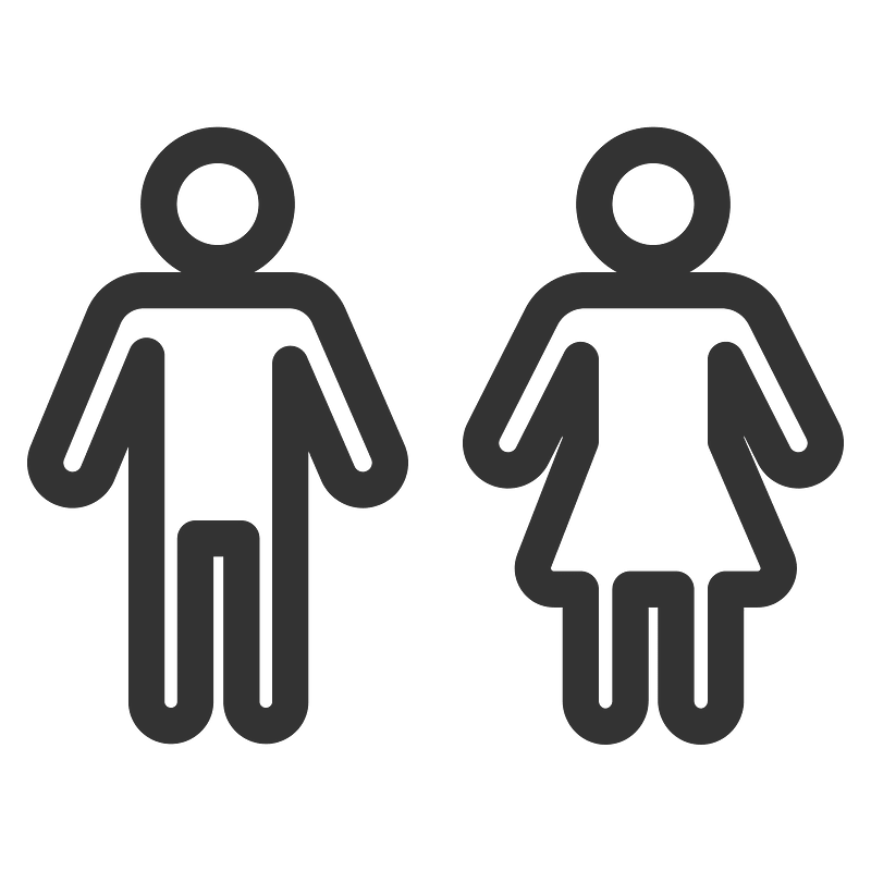 Male and female - Free vector icons on creazilla.com