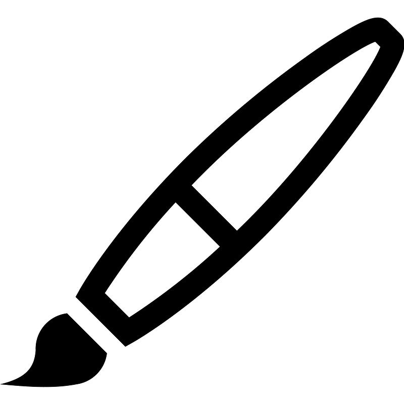 Small brush icon. Free download transparent .PNG | Creazilla