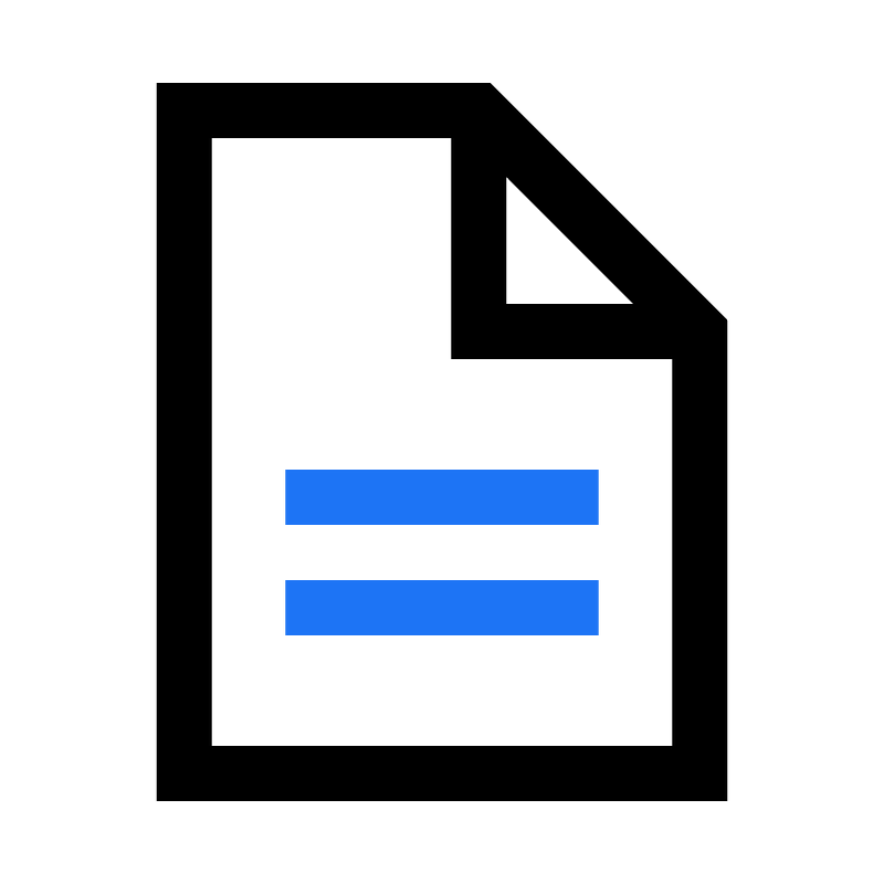 File with blue word document icon. Free download transparent .PNG ...