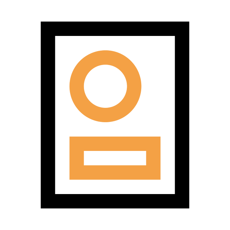 File with image orange icon. Free download transparent .PNG | Creazilla