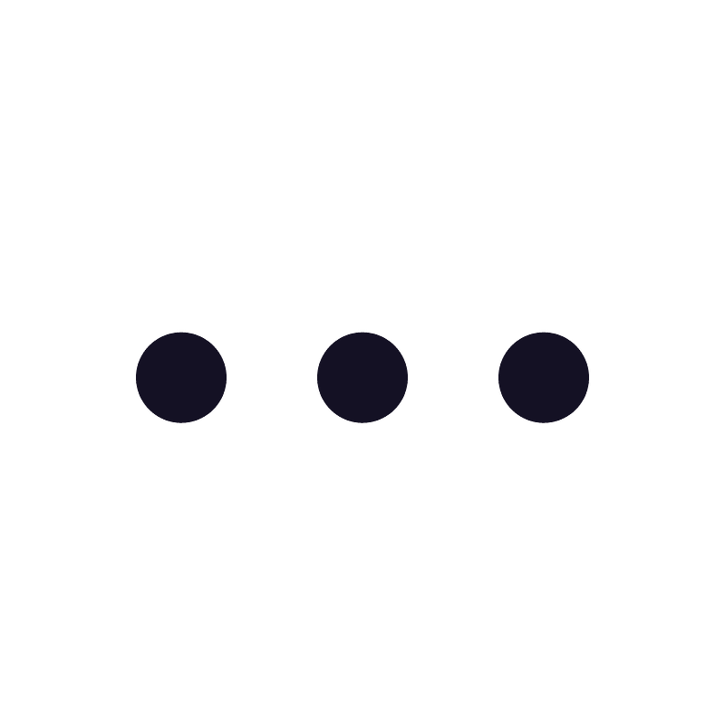 3 dots horizontal icon. Free download transparent .PNG | Creazilla