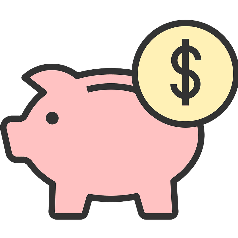 piggy bank icon. Free download transparent .PNG | Creazilla